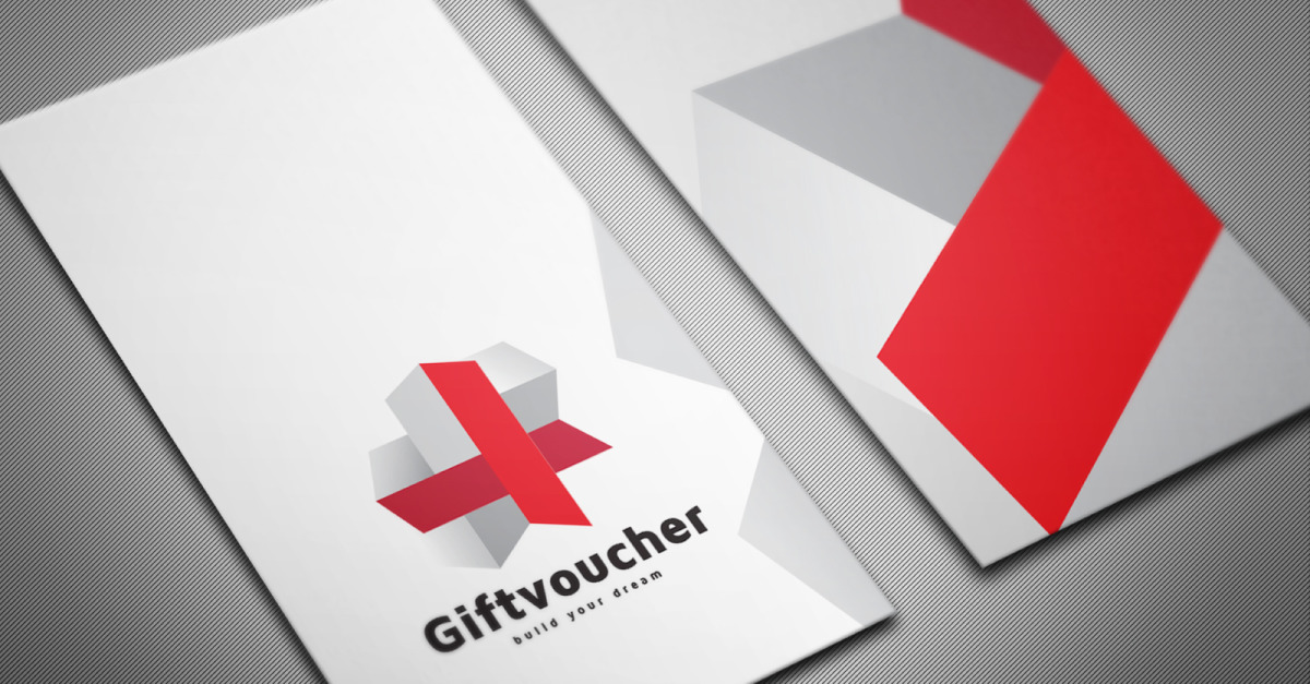 3D Emlak Hediye Çeki Logo Tasarım Şablonu - TemplateMonster