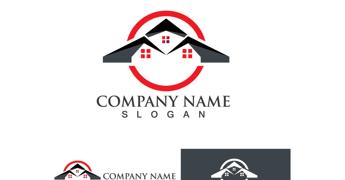 Home And House Building Logo And Symbol Vector V13