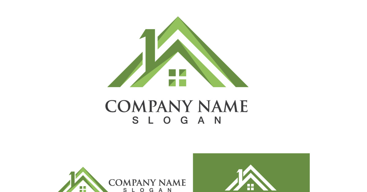 Home And House Building Logo And Symbol Vector V21