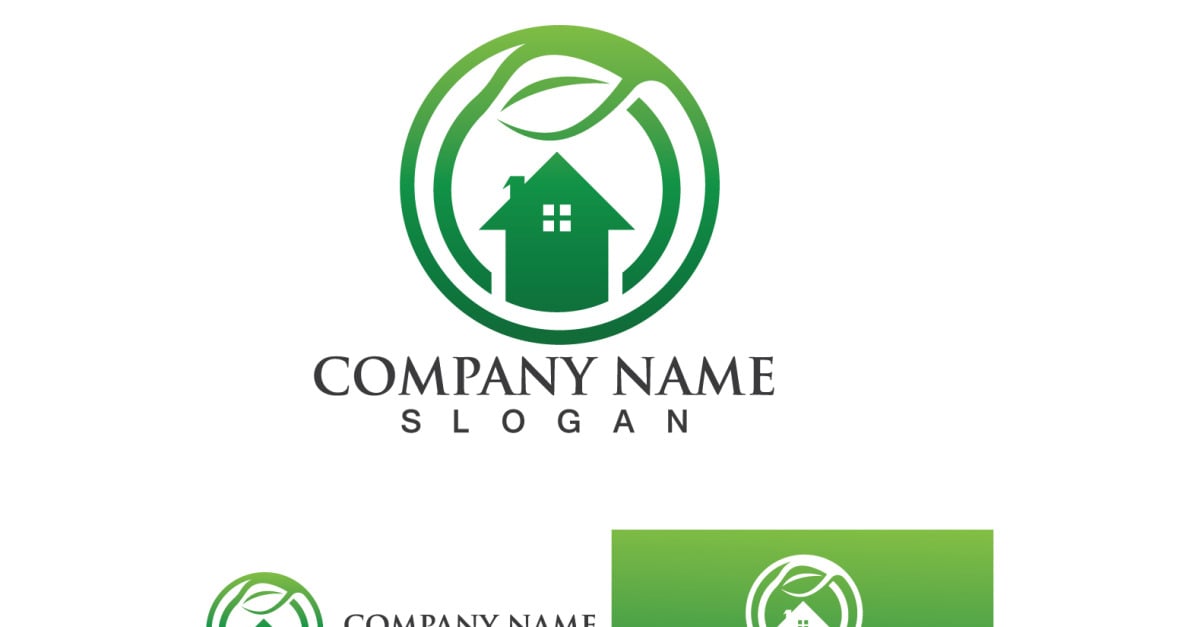 Home And House Building Logo And Symbol Vector V40