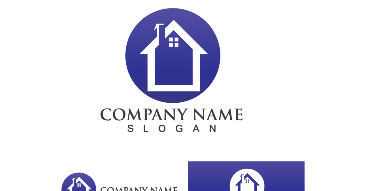 Home And House Building Logo And Symbol Vector V46