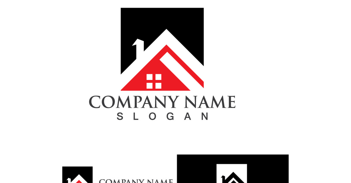 Home And House Building Logo And Symbol Vector V52