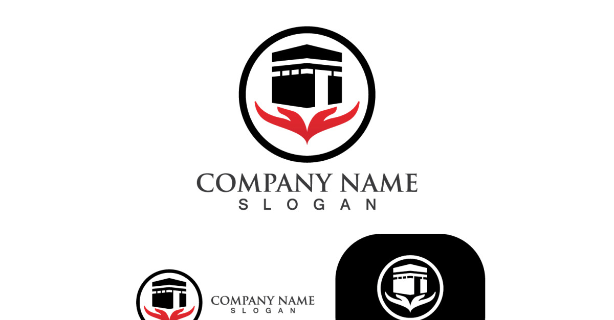 Kaaba Vector Logo And Template Design V9 - TemplateMonster
