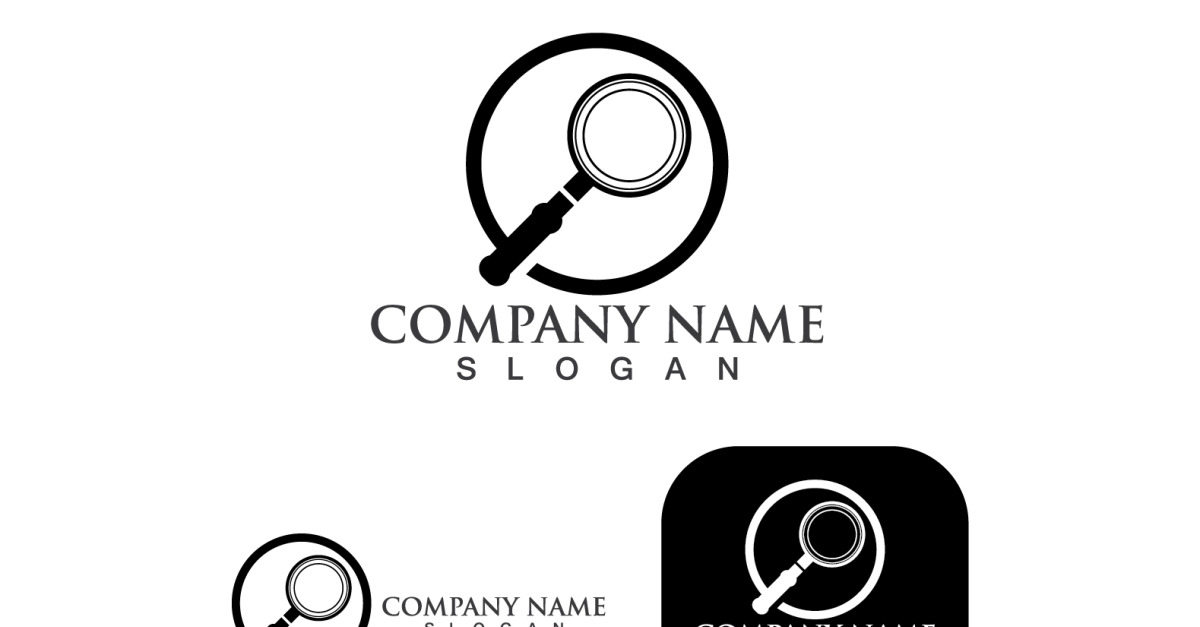 Loupe Logo Et Symbole V9 #250363 - TemplateMonster