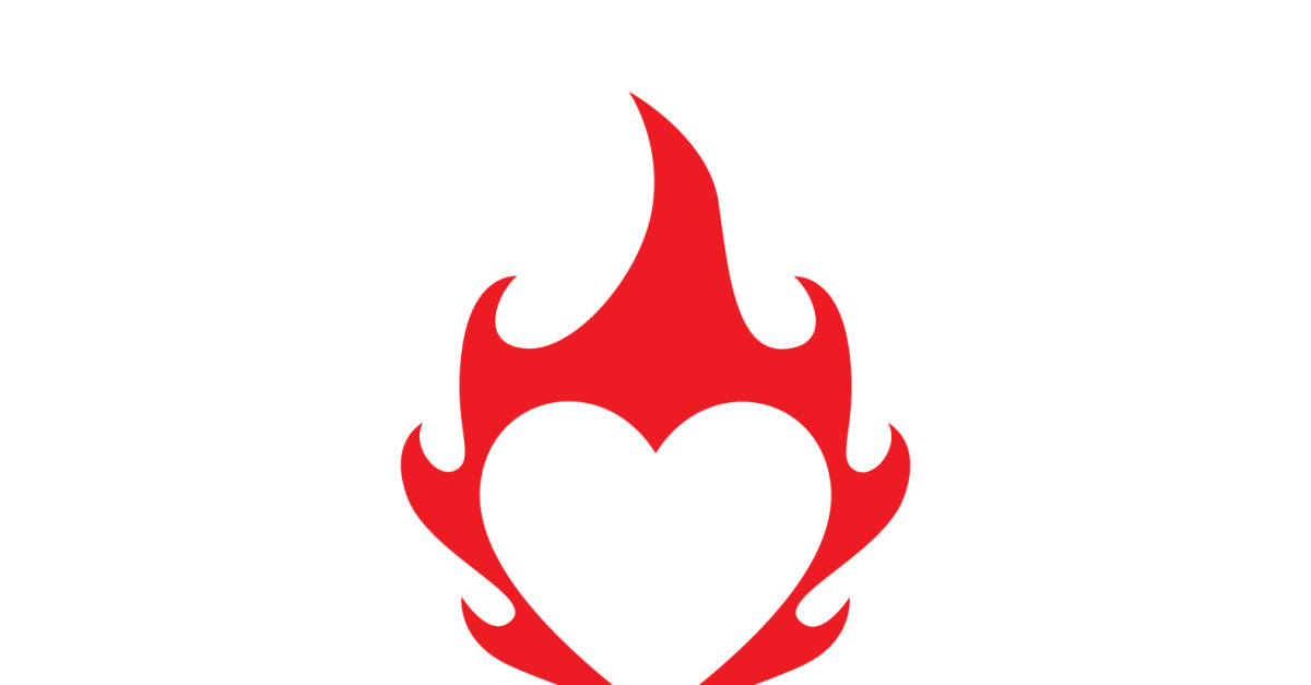 Любов серце логотип значок шаблон вектор V10