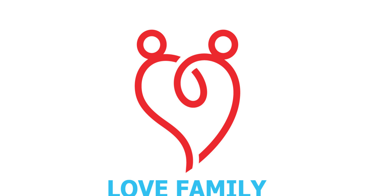 Love Family Care Logo And Symbol Vector V31 - TemplateMonster