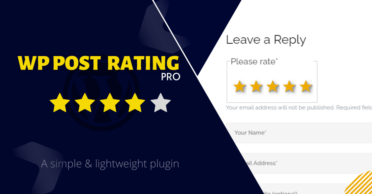 WP Post Rating Pro– Post rating system for WordPress