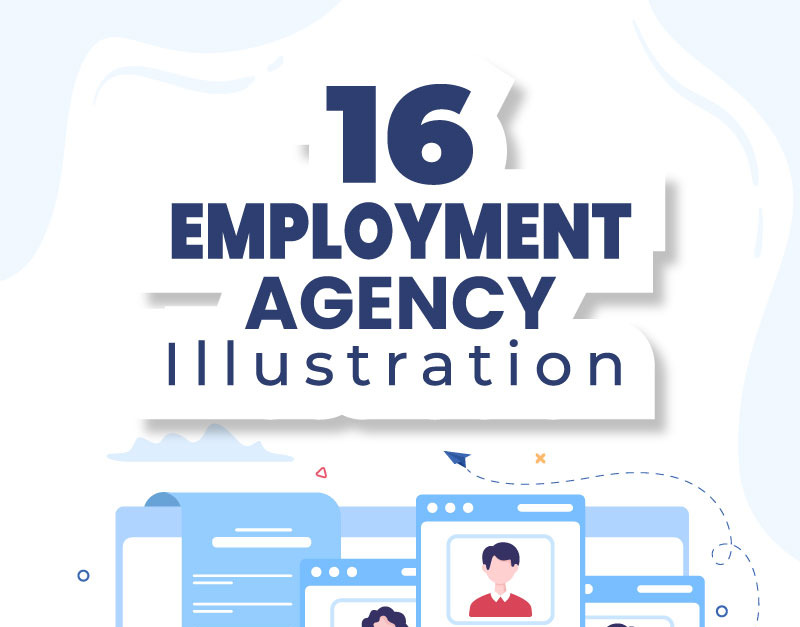 16 Employment Agency Illustration #251191 - TemplateMonster