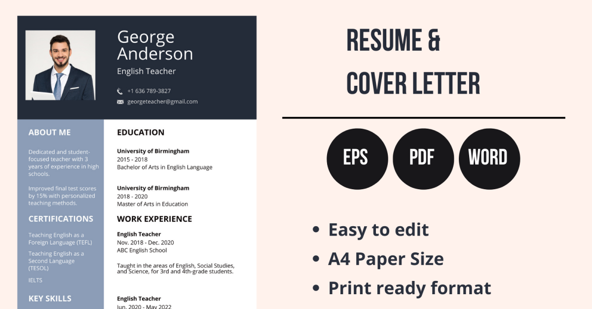 Minimalist Professional Resume #251126 - TemplateMonster