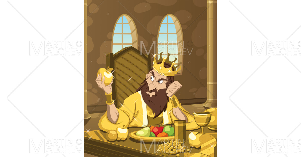 King Midas Vector Illustration #251308 - TemplateMonster