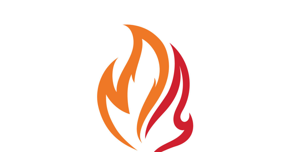 Fire And Flame Icon Gas Logo Vector V1 - TemplateMonster