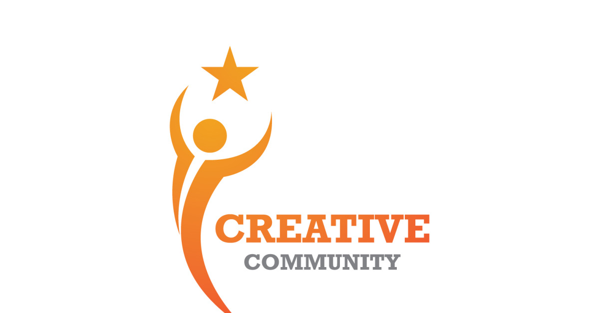 Creative People Team Group Community Logo V1