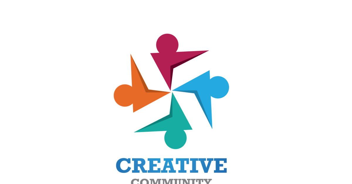 Creative People Team Group Community Logo V20