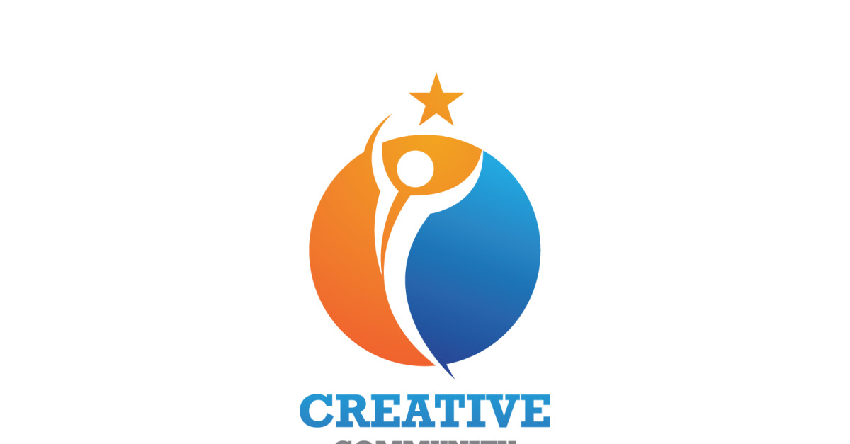 Creative People Team Group Community Logo V23
