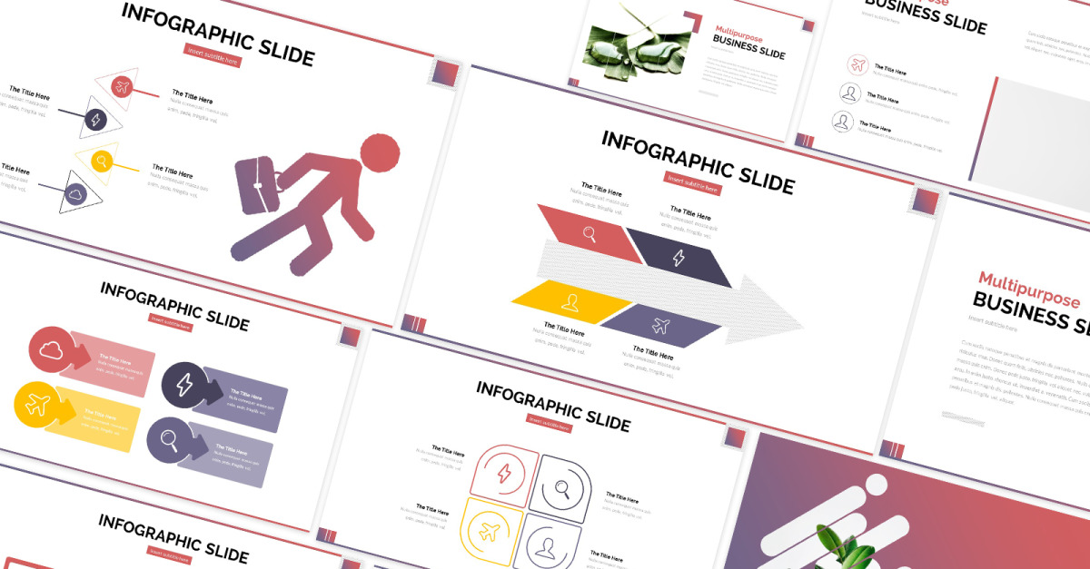 Modèle Powerpoint moderne Egazo #251785 - TemplateMonster