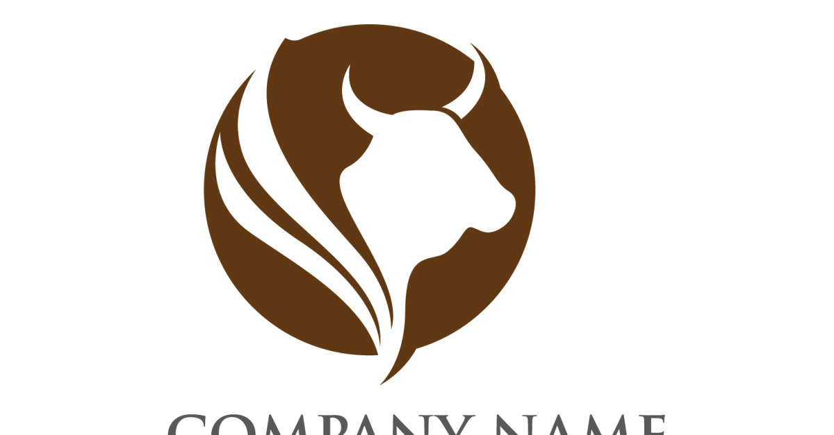 Cow Animal Logo And Symbol Vector V6 - TemplateMonster