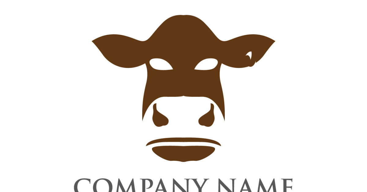 Cow Animal Logo And Symbol Vector V7 - TemplateMonster