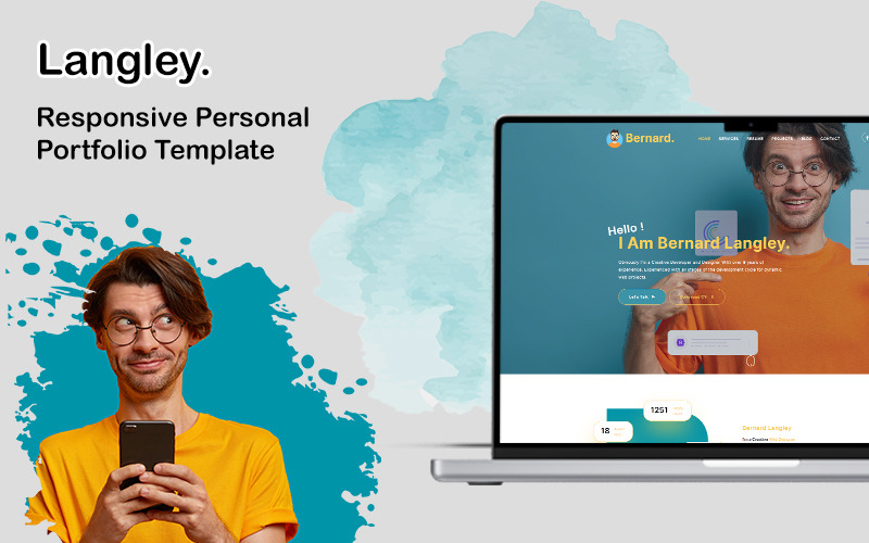 Langley – Responsive Personal Portfolio Template
