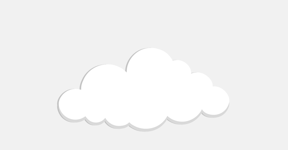 Vit moln Illustration vektor #252398 - TemplateMonster