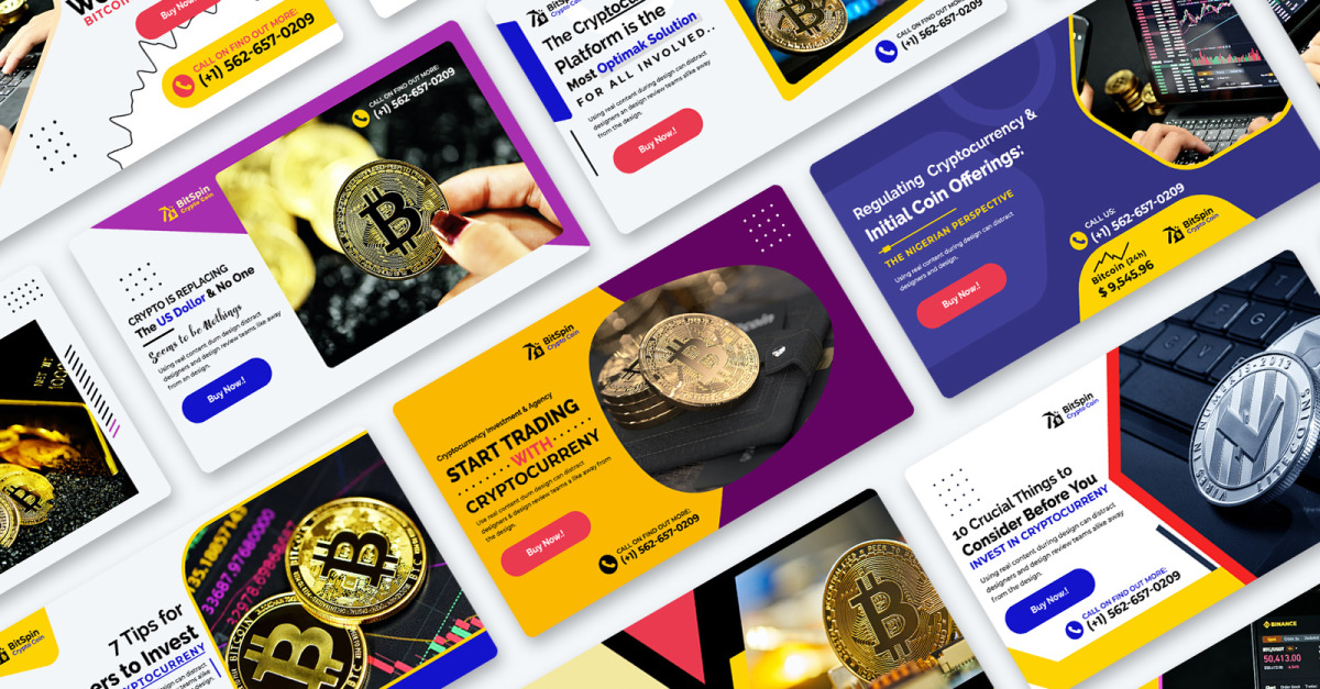 Crypto Currency Youtube Thumbnails #252501 - TemplateMonster