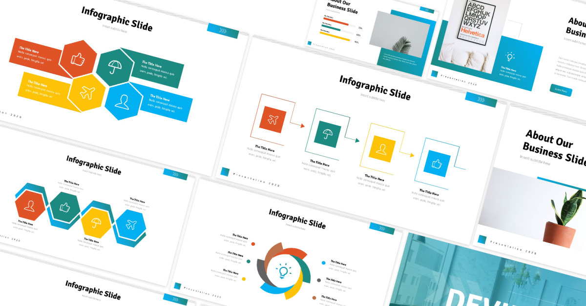 Modelo de Powerpoint Moderno Deviro #252576 - TemplateMonster