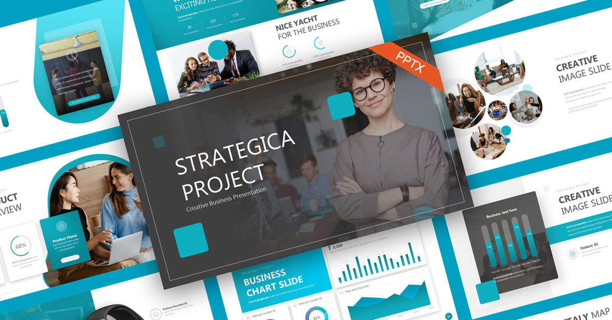 Strategica Business Project PowerPoint Template