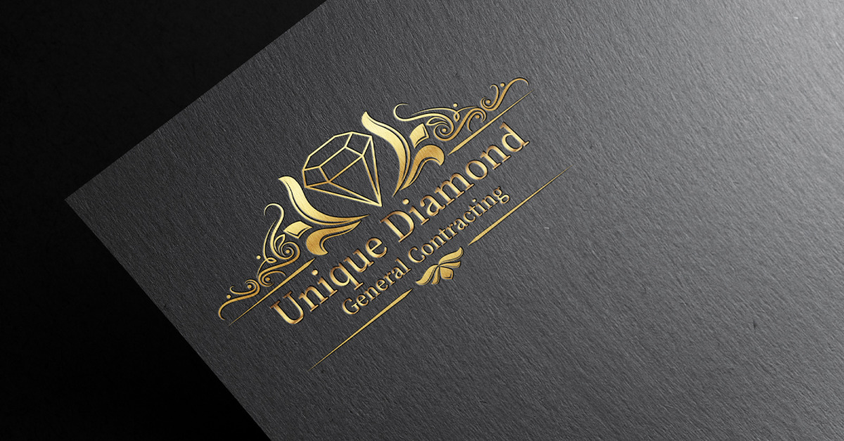 Unique Diamond Juwellery Logo Vector - TemplateMonster