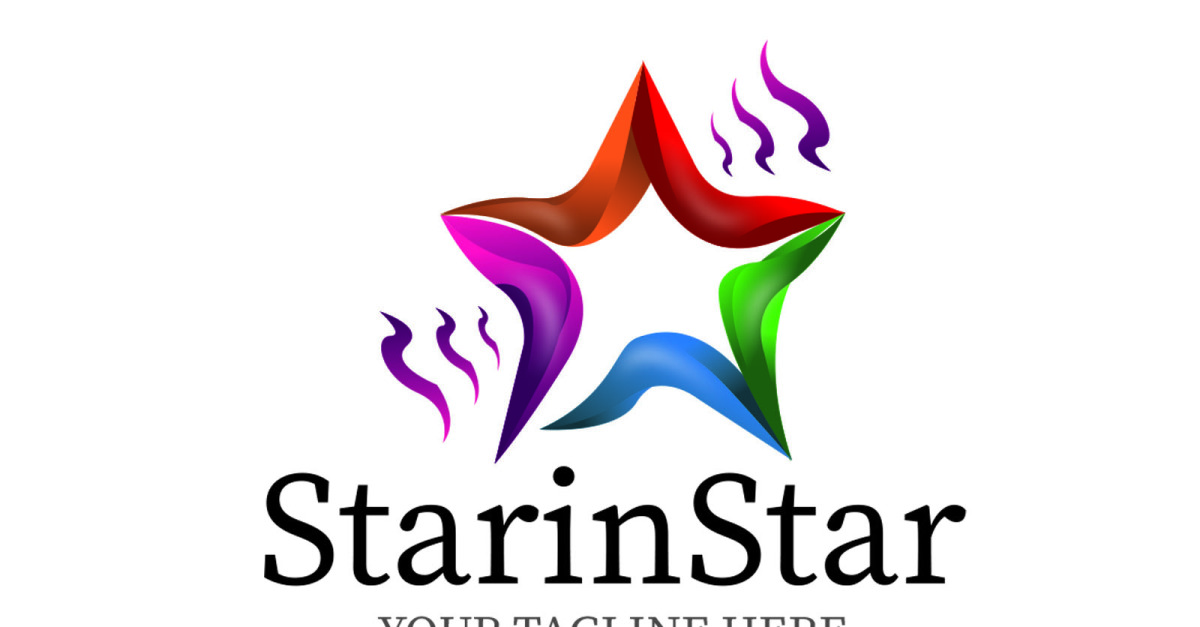 Stamm-Stern-Logo Stern-Symbol-Logo #252901 - TemplateMonster