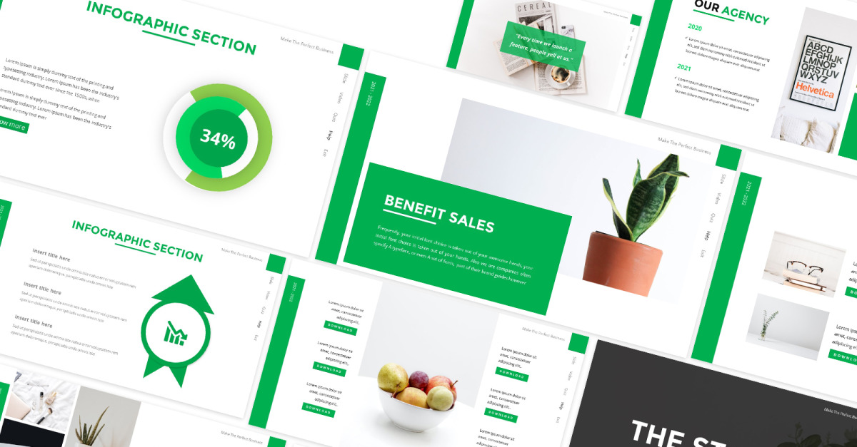 La plantilla de Powerpoint creativa de inicio