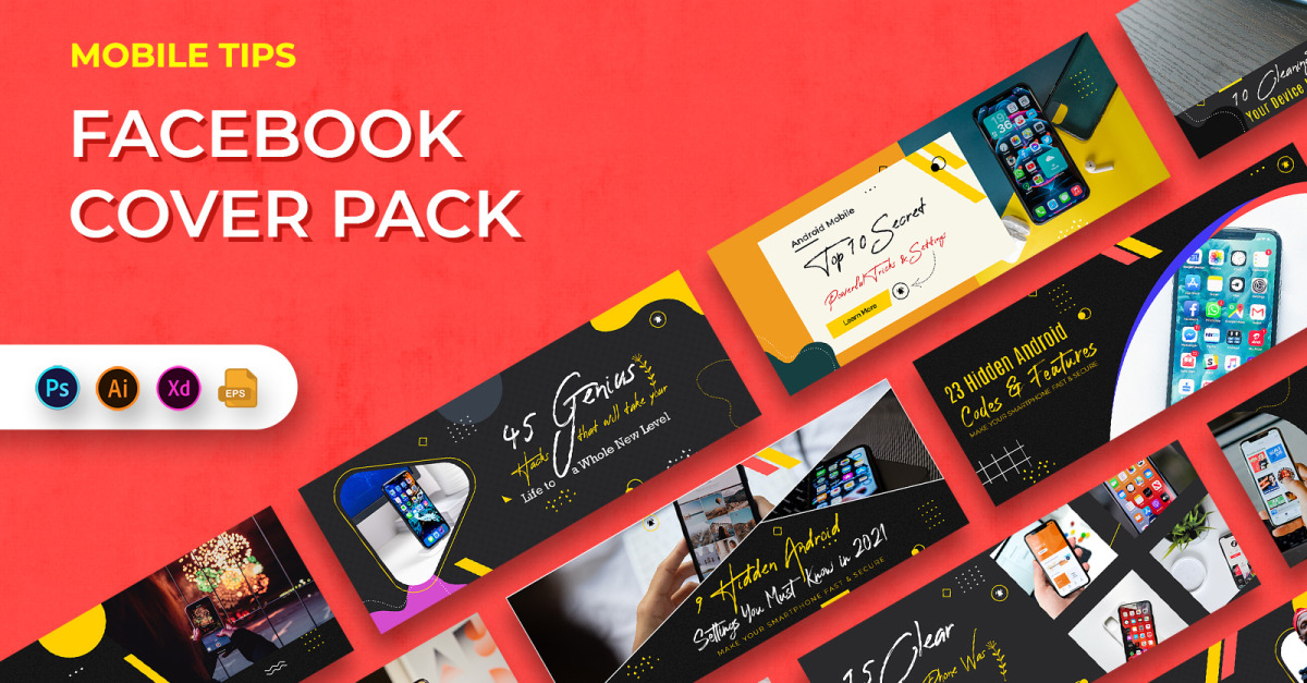 Handy-Tipps Facebook-Cover-Banner #253667 - TemplateMonster