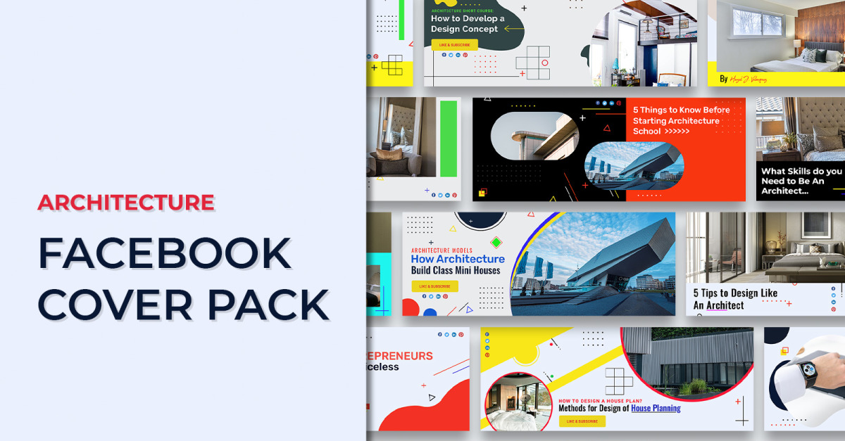 Architecture Civil Facebook Cover Banner - TemplateMonster