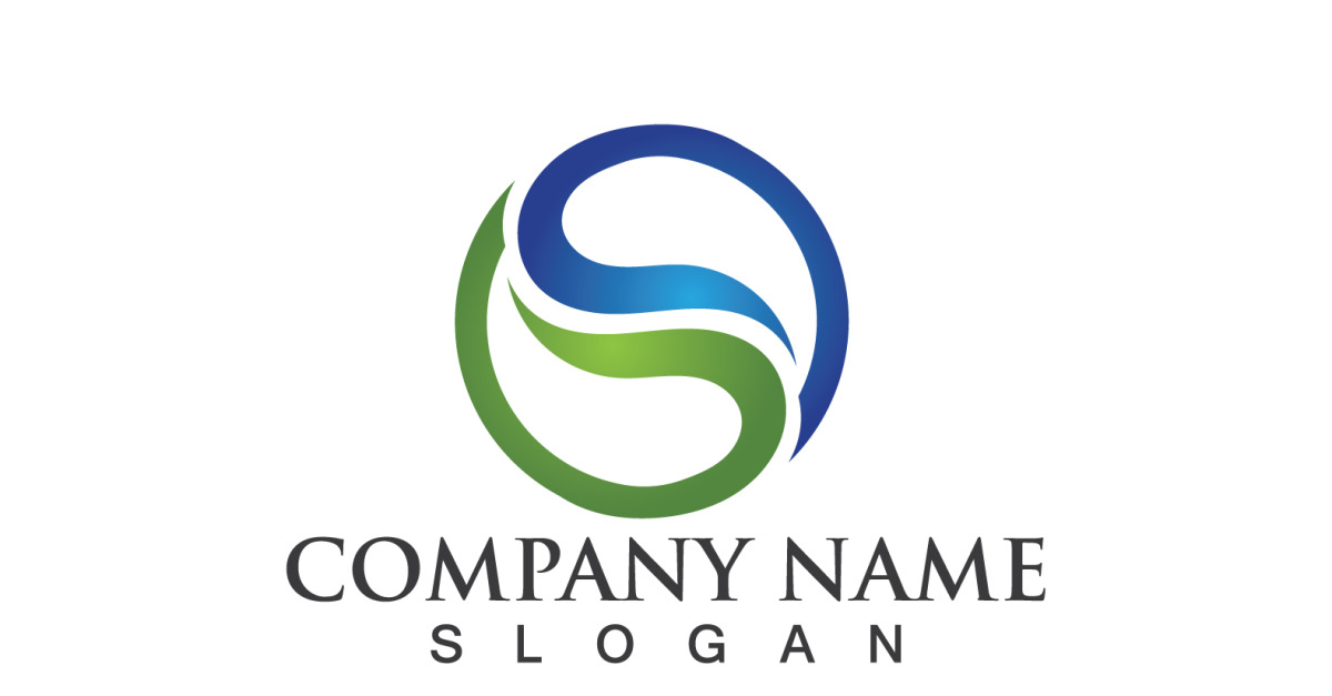 S Business Initial Company Logo Vector V16 - TemplateMonster