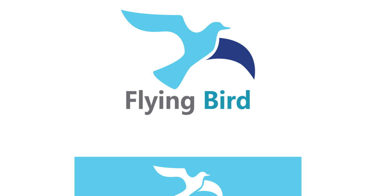 Bird Flying Logo And Symbol Element V3 - TemplateMonster