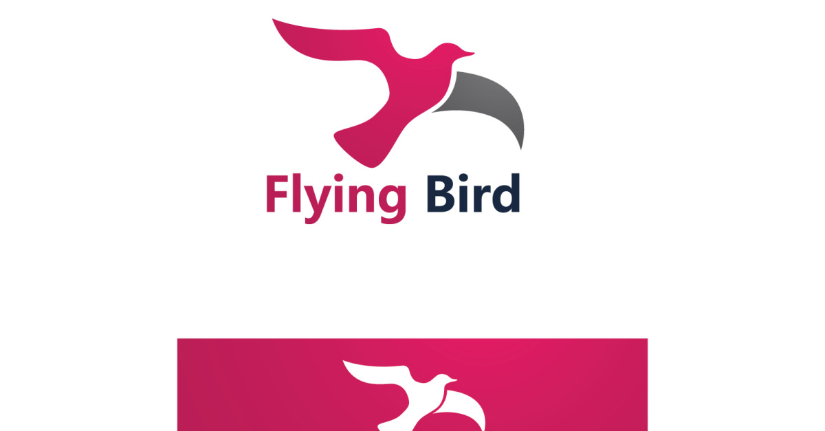 Bird Flying Logo And Symbol Element V7 - TemplateMonster