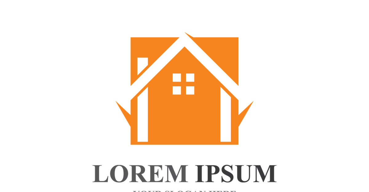 Property And Construction Home Logo Design V7