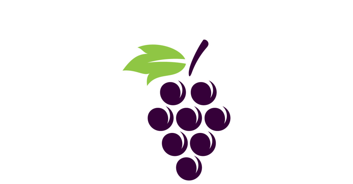 Grape Logo Icon Design Vector V4 #255081 - TemplateMonster
