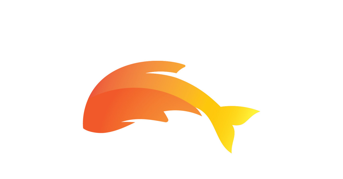 Ryba Logo Ikona Projekt Wektor V3 #255065 - TemplateMonster