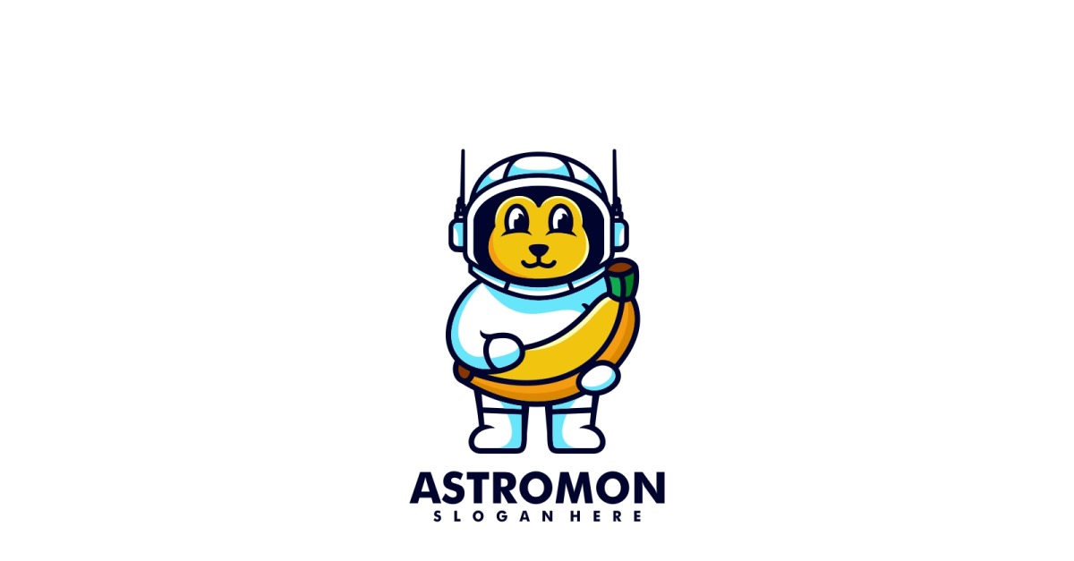 Astronaut Mascot Logo Design #255348 - TemplateMonster