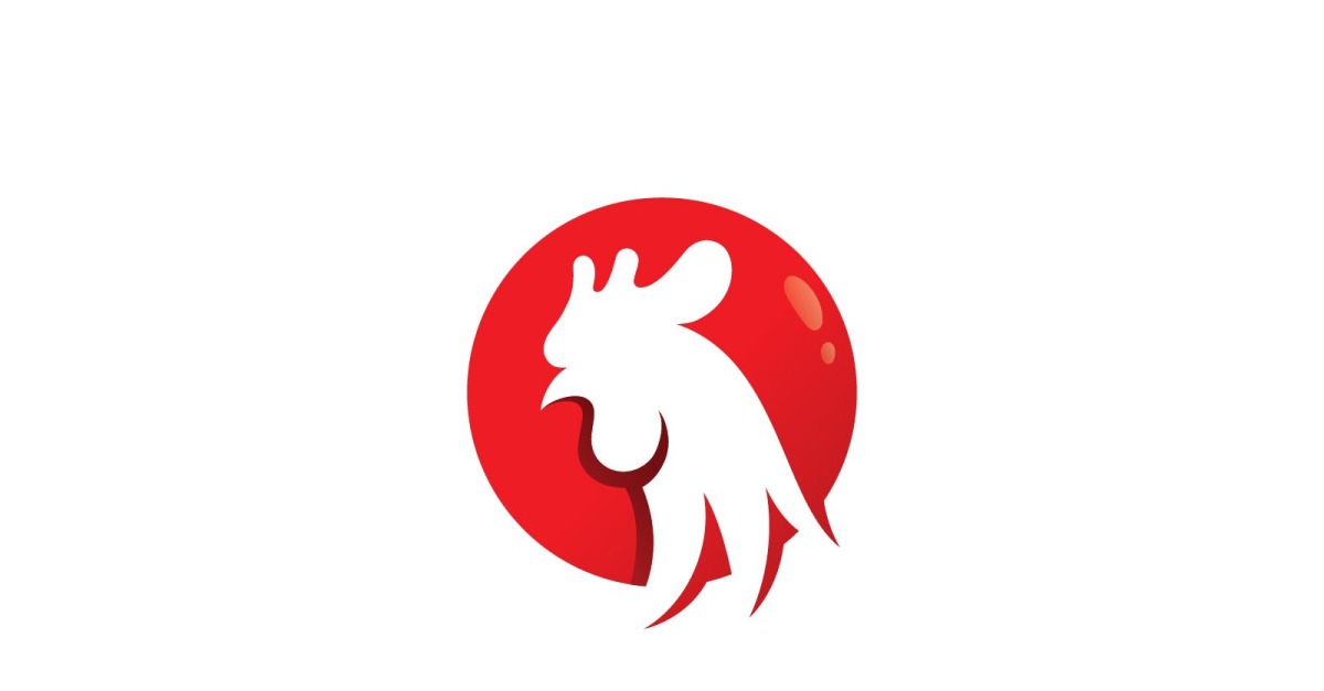 Gallo Logo Vector Símbolo V2 #255309 - TemplateMonster