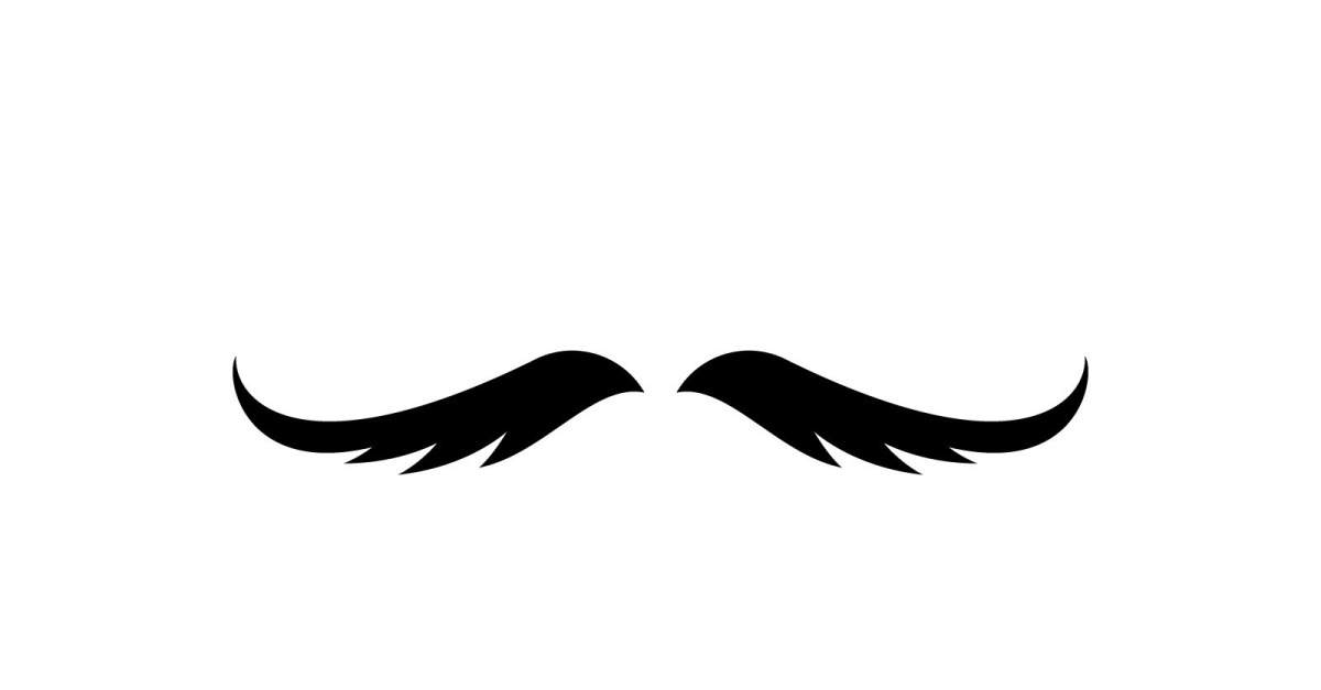 Bigote Logo Vector Símbolo V9 #255410 - TemplateMonster