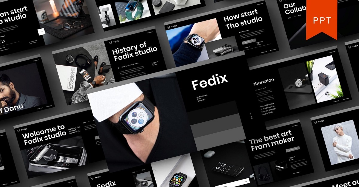 Fedex - Modelo de PowerPoint de Negócios - TemplateMonster