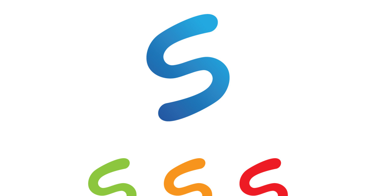 S letter Initial Logo Vector Business Vector V17