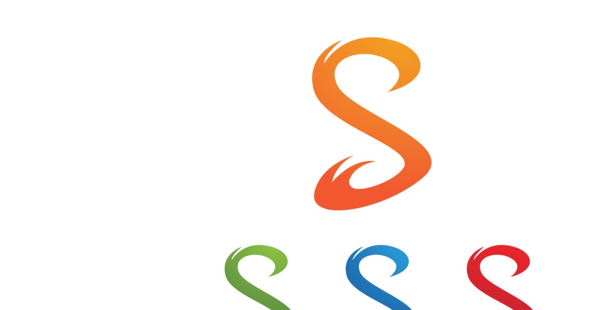 S letter Initial Logo Vector Business Vector V4