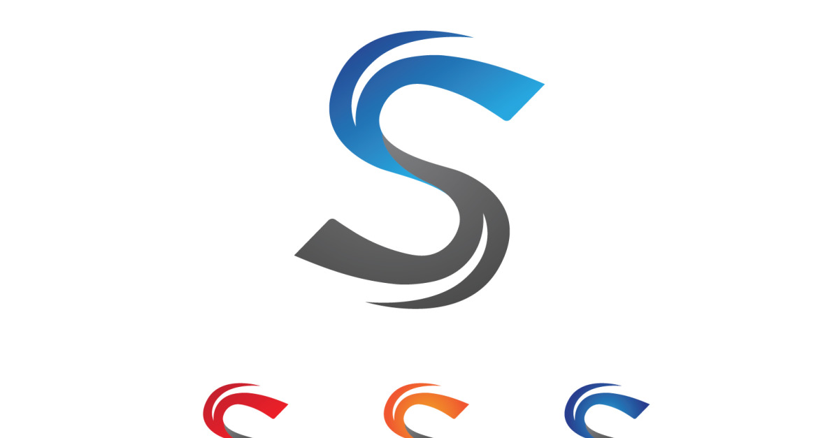 S letter Initial Logo Vector Business Vector V29