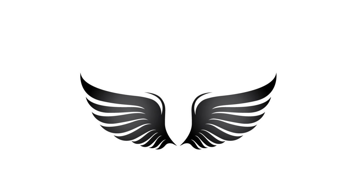 Kanatlı Şahin Kuş Kartal Logo Ve Sembol Vektör V2