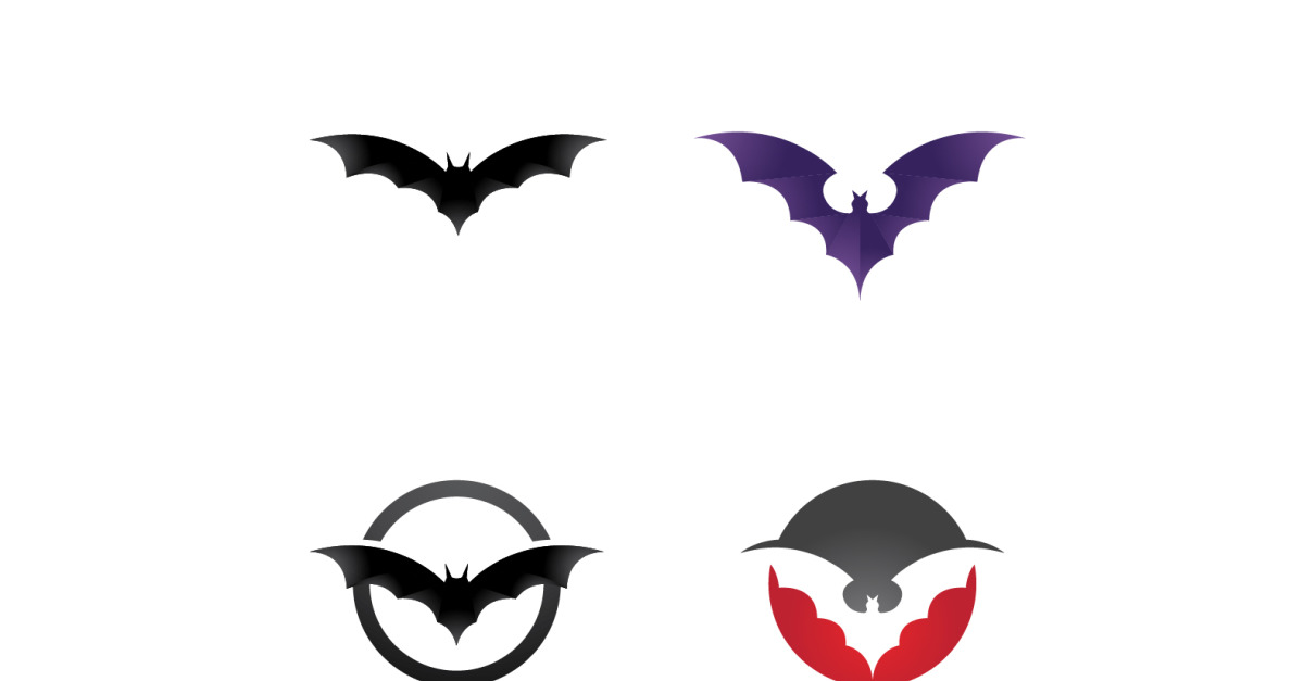Yarasa Logo Ve Simge Hayvan Logo Vektör V1 - TemplateMonster