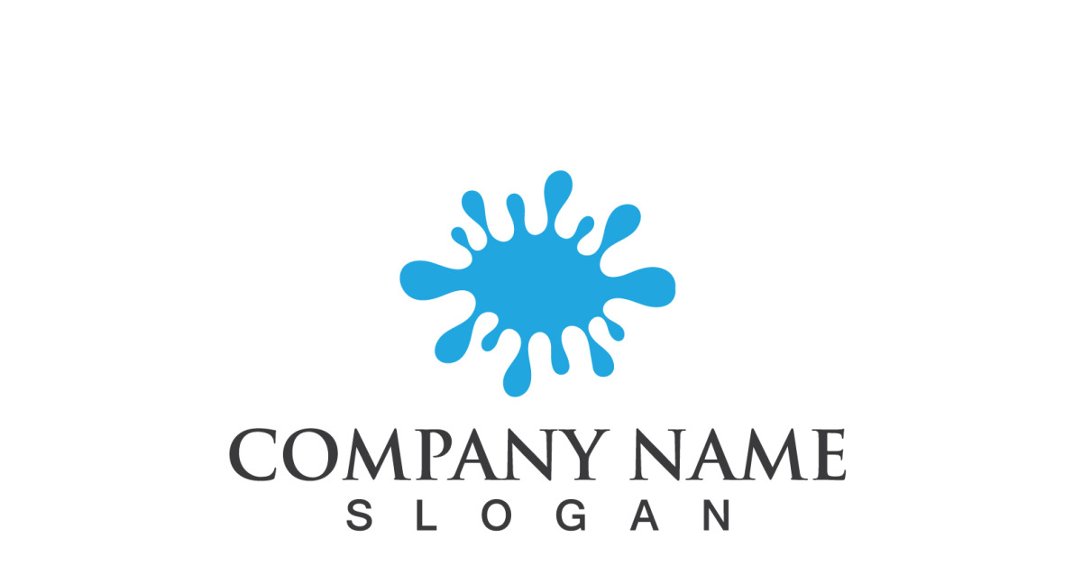 Splash Water Fresh Logo And Symbol Vector V13