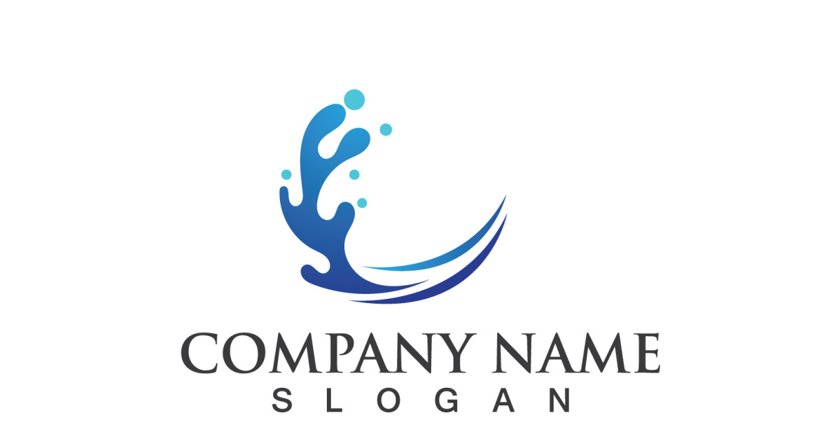 Splash Water Fresh Logo And Symbol Vector V19