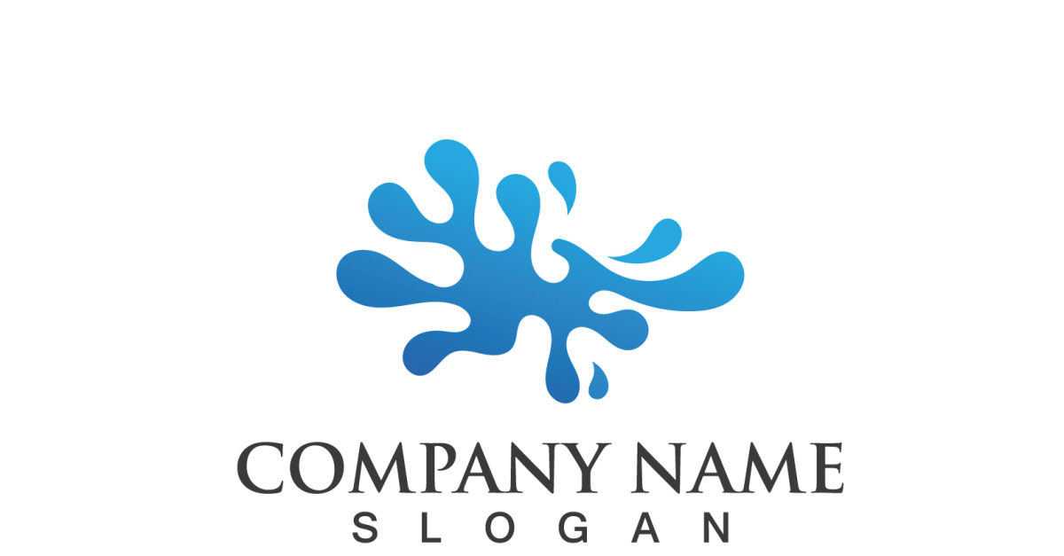 Splash Water Fresh Logo And Symbol Vector V2