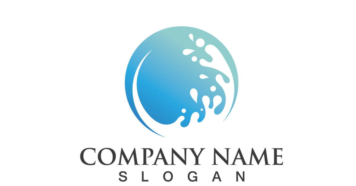 Splash Water Fresh Logo And Symbol Vector V9